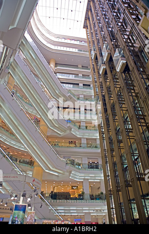 CHINA SHANGHAI Modern multi-level indoor shopping center with ...