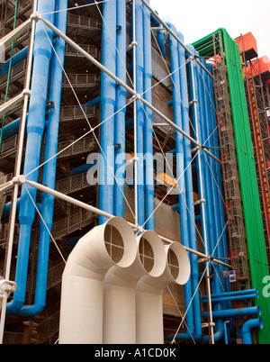 The Pipes and Ducts of the Pompidou Centre Stock Photo - Alamy