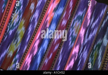 Myanmar Burma Mandalay textiles Acheik Lunyargyaw factory traditional ...