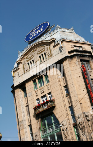 Art Deco secession building in Budapest Hungary Stock Photo - Alamy