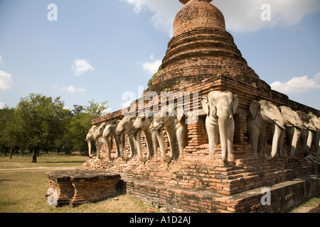 Wat Sorasak Temple at Sukhothai Historical Park, a UNESCO World ...
