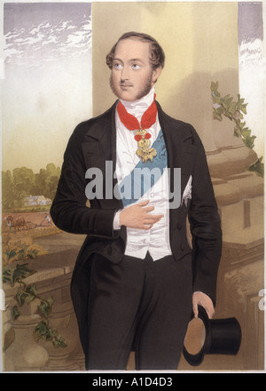 PRINCE ALBERT (1819-1861) husband of Queen Victoria about 1850 Stock ...