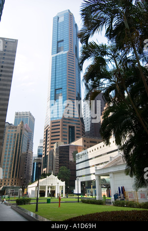 Raffles Place MRT station and towering concrete structures RAFFLES ...