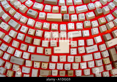 randomly assembled Keyboard keys Stock Photo - Alamy