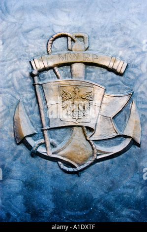 Polish national emblem, a metal eagle with a crown Stock Photo - Alamy