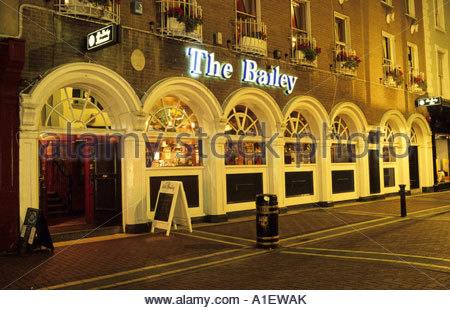 Bailey Bar restaurant Dublin Stock Photo - Alamy