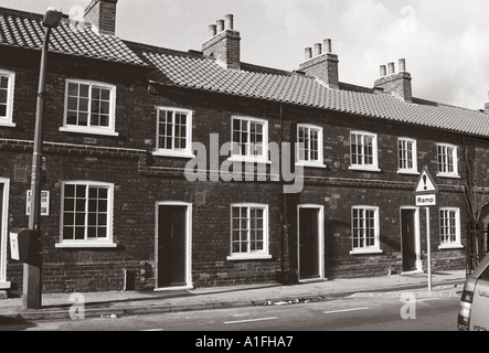 Old terraced houses from late 1900 s refurbished Stock Photo - Alamy
