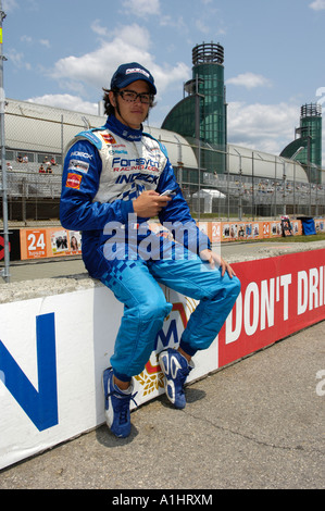 Race car driver at the Toronto Grand Prix, Molson Indy in Toronto ...