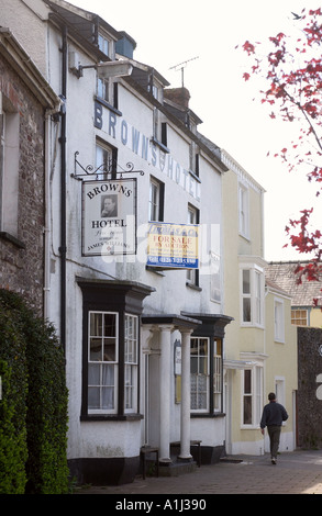 Browns Hotel, in Laugharne, south Wales – hard-drinking poet Dylan ...