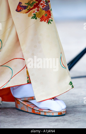 Traditional Japanese Tabi Sock and Sandal Stock Photo - Alamy