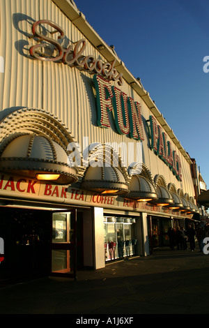Silcock's Fun Palace amusement arcade on the promenade in Blackpool ...
