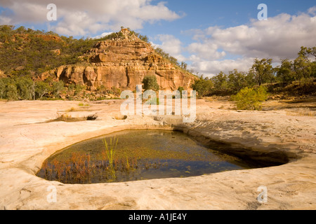 Rock pool in Porcupine Gorge near Hughenden Queensland Australia The ...