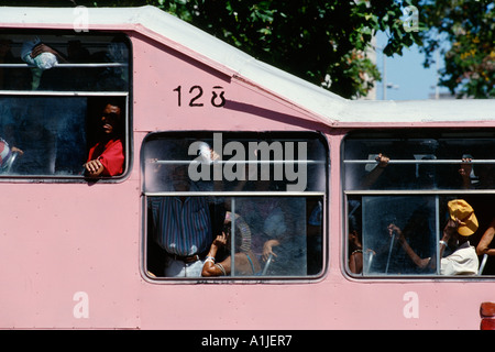 Havana Cuba Pink camello bus Stock Photo - Alamy