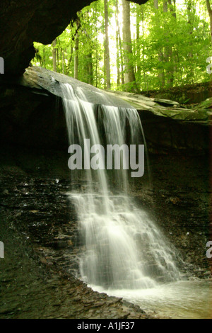 Blue Hen Falls at Cuyahoga Valley National Park in Ohio, USA Stock Photo - Alamy