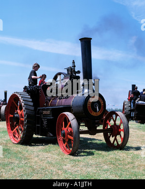large steam engine at an irish steam rally Stock Photo - Alamy