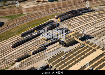 Railway Yards Adelaide South Australia Australia aerial Stock Photo - Alamy