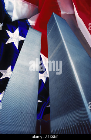 American Flag At World Trade Center WTC - The United States of America ...