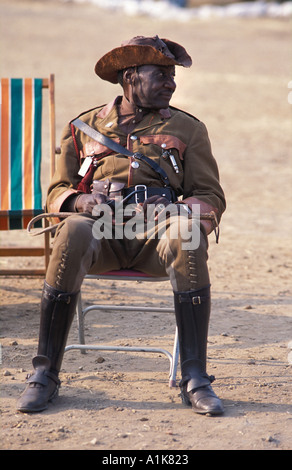 Tribal chief of paramilitary style group The main Herero festival is ...