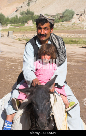 Children of the semi nomadic Aimaq people in front of summer yurts Pal ...