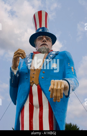 The worlds tallest Uncle Sam at Magic Forest in Lake George New York ...