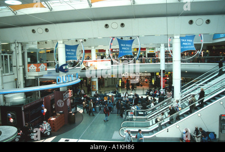 View from balcony of airside departure lounge Gatwick airport LGW BAA ...