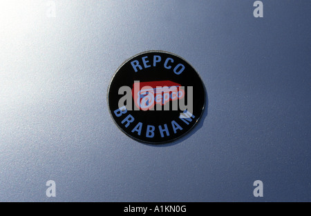Brabham car badge. British racing car manufacturer. 1962 on Stock Photo ...