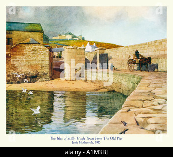 THE ISLES OF SCILLY. St Mary's Hugh Town Tresco &c. WARD LOCK, 1933 old ...