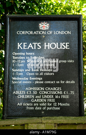 Keats House in Keats Grove Hampstead London Stock Photo - Alamy