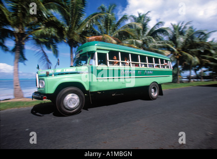 Samoa, Transport, Local Bus, Day Stock Photo - Alamy
