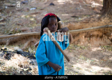 Child in the town of Segoukoro the old Segou,Mali, West Africa Stock ...