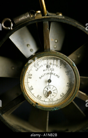 Old Antique Air Flowmeter Stock Photo - Alamy
