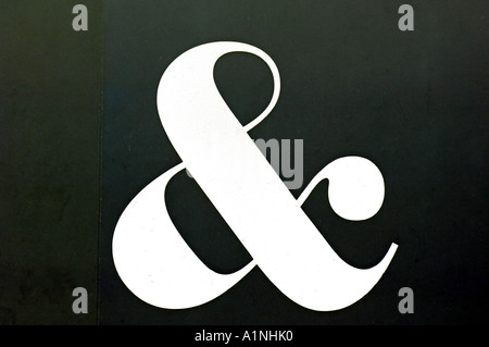 ampersand & and sign black white dark light symbol abbreviate ...
