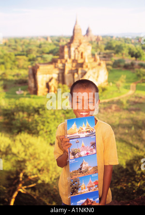 Bagan Postcards Burma Stock Photo - Alamy