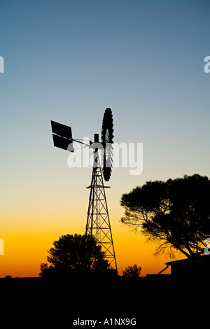 Windmill Glendambo Stuart Highway Outback South Australia Australia ...