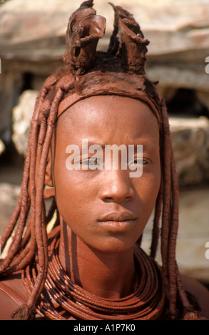 Portrait of a Himba woman Stock Photo - Alamy