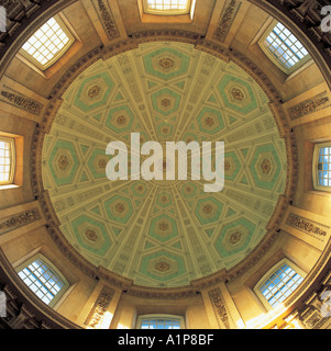 The ornate ceiling of the Radcliffe Camera, Oxford University in Oxford ...