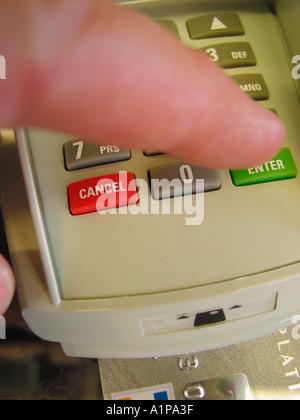 Chip and Pin PDQ Keypad Stock Photo - Alamy