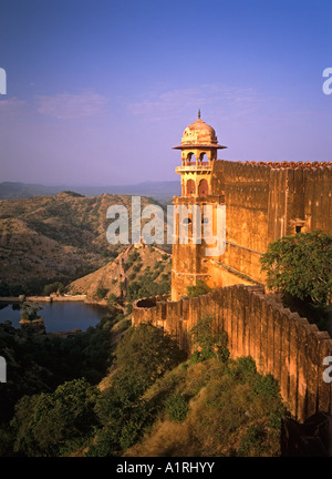 Jaigarh Fort watch tower Jaipur Rajasthan India Stock Photo - Alamy
