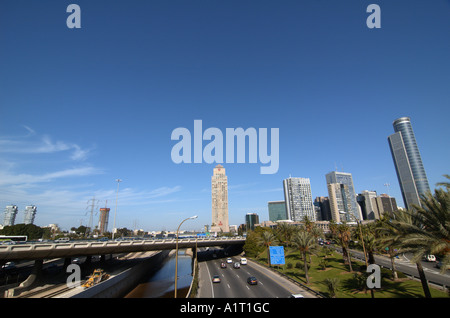 The high rise building at the Israeli Diamond exchange centre Ramat Gan ...