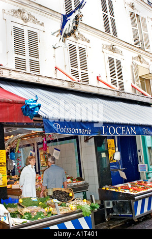 "Paris France" "Fish Store" "Poissonnerie" "L'Ocean" "fish display ...