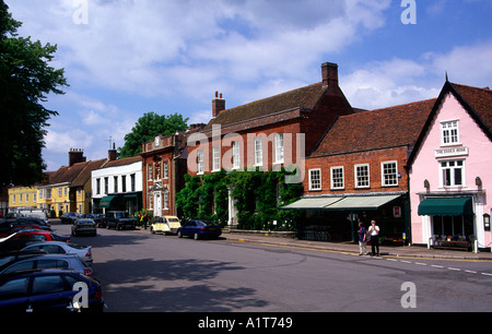 Georgian high street of Dedham village, Essex, England Stock Photo - Alamy