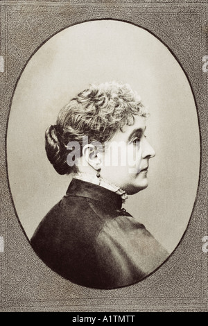 Caroline Scott Harrison - First Lady 1889 - 1892 Stock Photo - Alamy