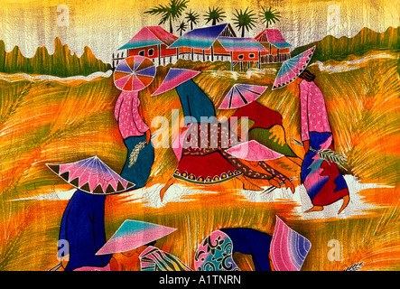 Malaysia, Langkawi, Batik, Atma Alam Batik Center Stock Photo - Alamy