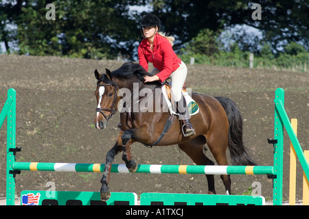 Show jumper Ellen Whitaker showjumper and equestrian rider Stock Photo ...