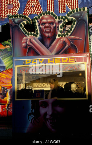 HULL FAIR FAIRGROUND GHOST TRAIN 1996 Stock Photo - Alamy