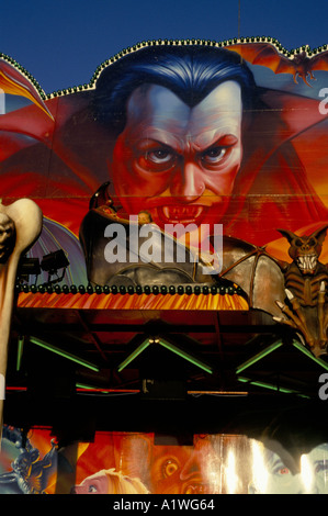 HULL FAIR FAIRGROUND GHOST TRAIN 1996 Stock Photo - Alamy