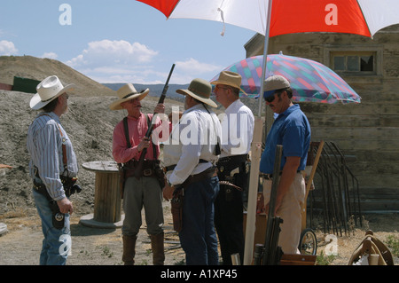 Comanche Valley Vigilantes Wild West club, Badlands, Colorado USA Stock ...