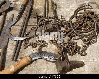 Roman tools UK 2004 Stock Photo - Alamy
