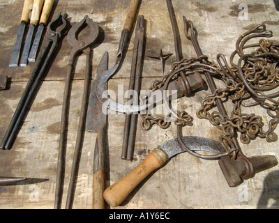 Roman tools UK 2004 Stock Photo - Alamy