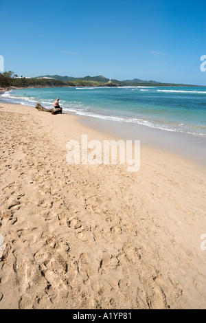 Beach outside Riu hotels, Bahia Maimon, Puerto Plata, North Coast ...